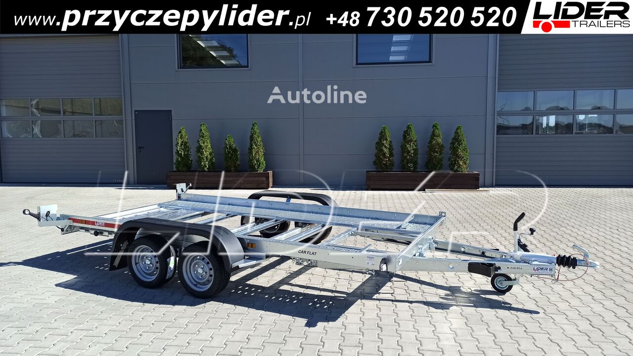 Nova Temared TM-360 przyczepa 400x180cm, Car Flat 4018/2 ciężarowa, laweta wy prikolica autotransportera