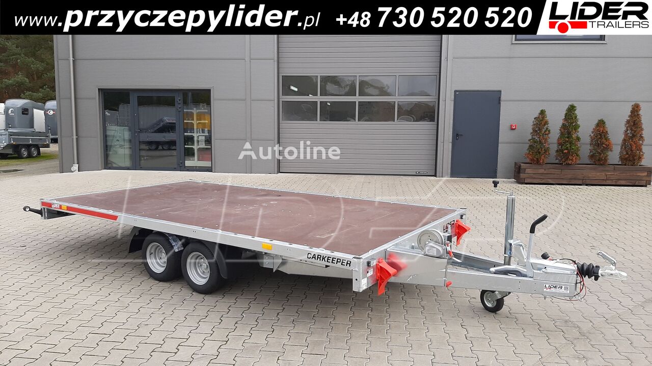 Nova Temared TM-032 pzyczepa 406x210cm, CarKeeper 4021/2 S UCHYLNA GRAWITACYJ prikolica autotransportera