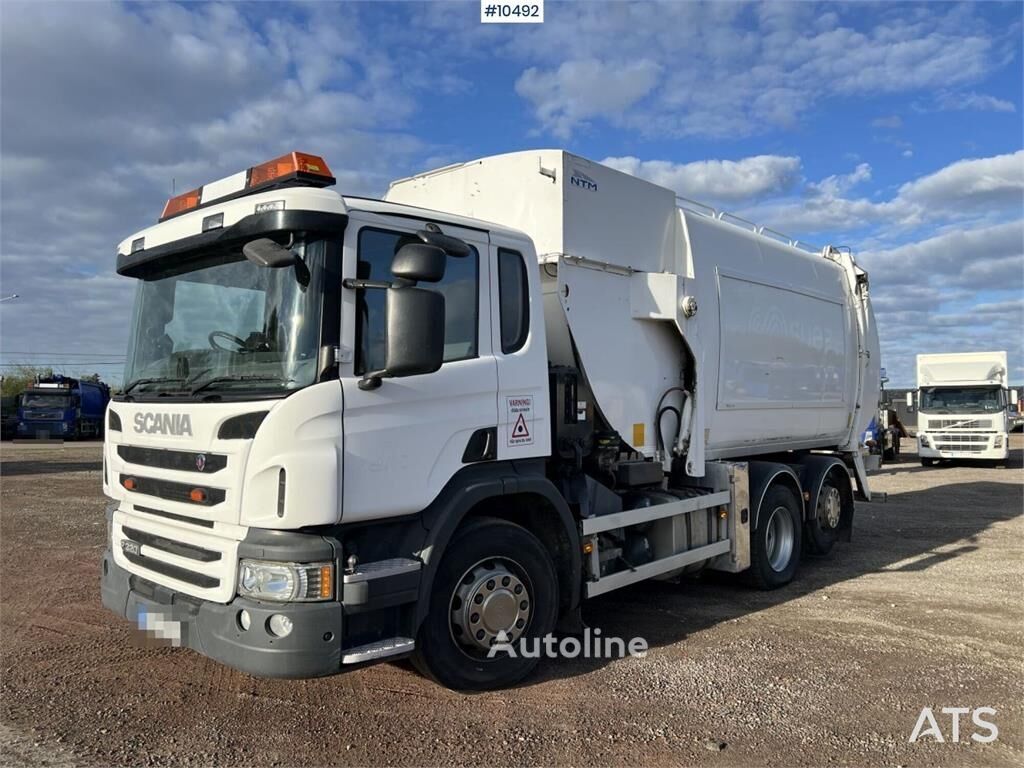 Scania P320 Garbage Truck with Side Loader (VIDEO) kamion za smeće