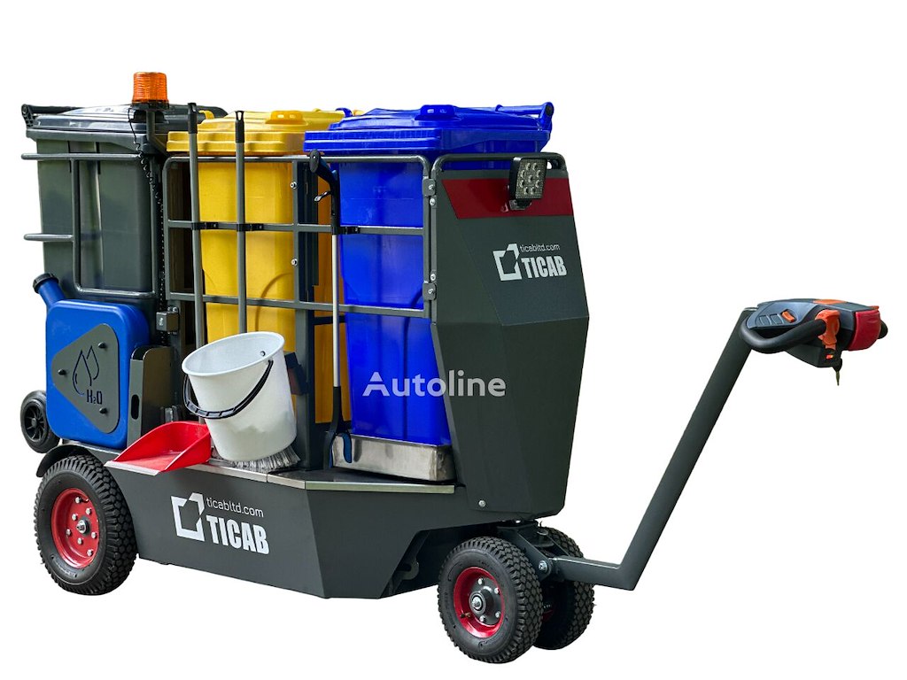 Novo TICAB CITY BEETLE Self-propelled Street Cleaning Barrow vozilo za čišćenje ulica
