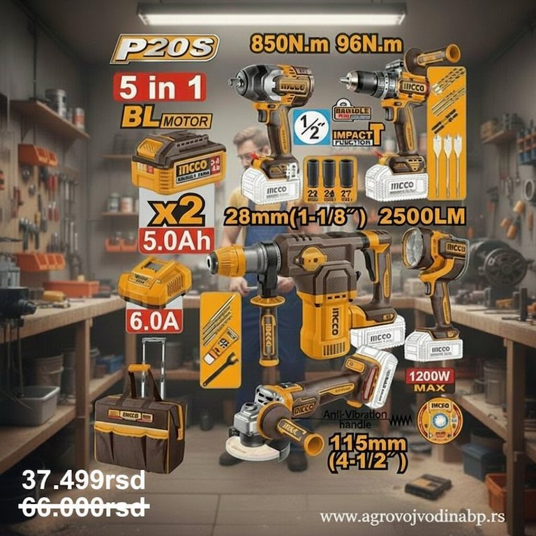 Ingco Aku set 5/1 COSLI251193E