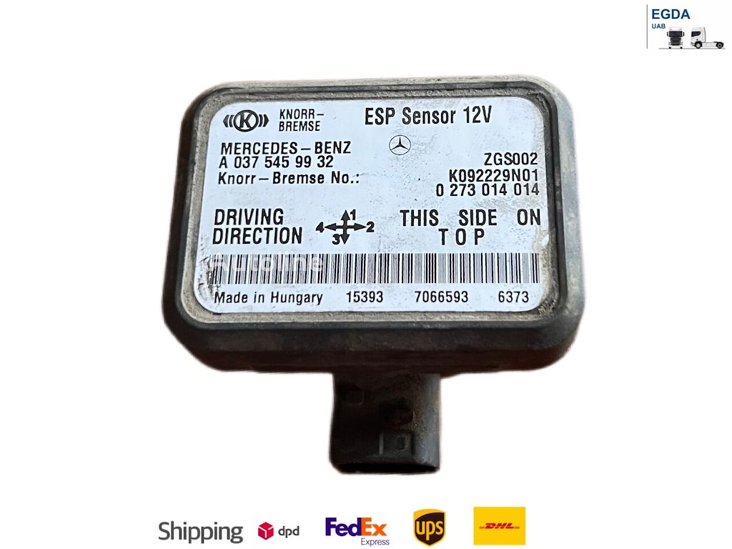 Knorr-Bremse ESP A0375459932 ESP senzor za Mercedes-Benz tegljača