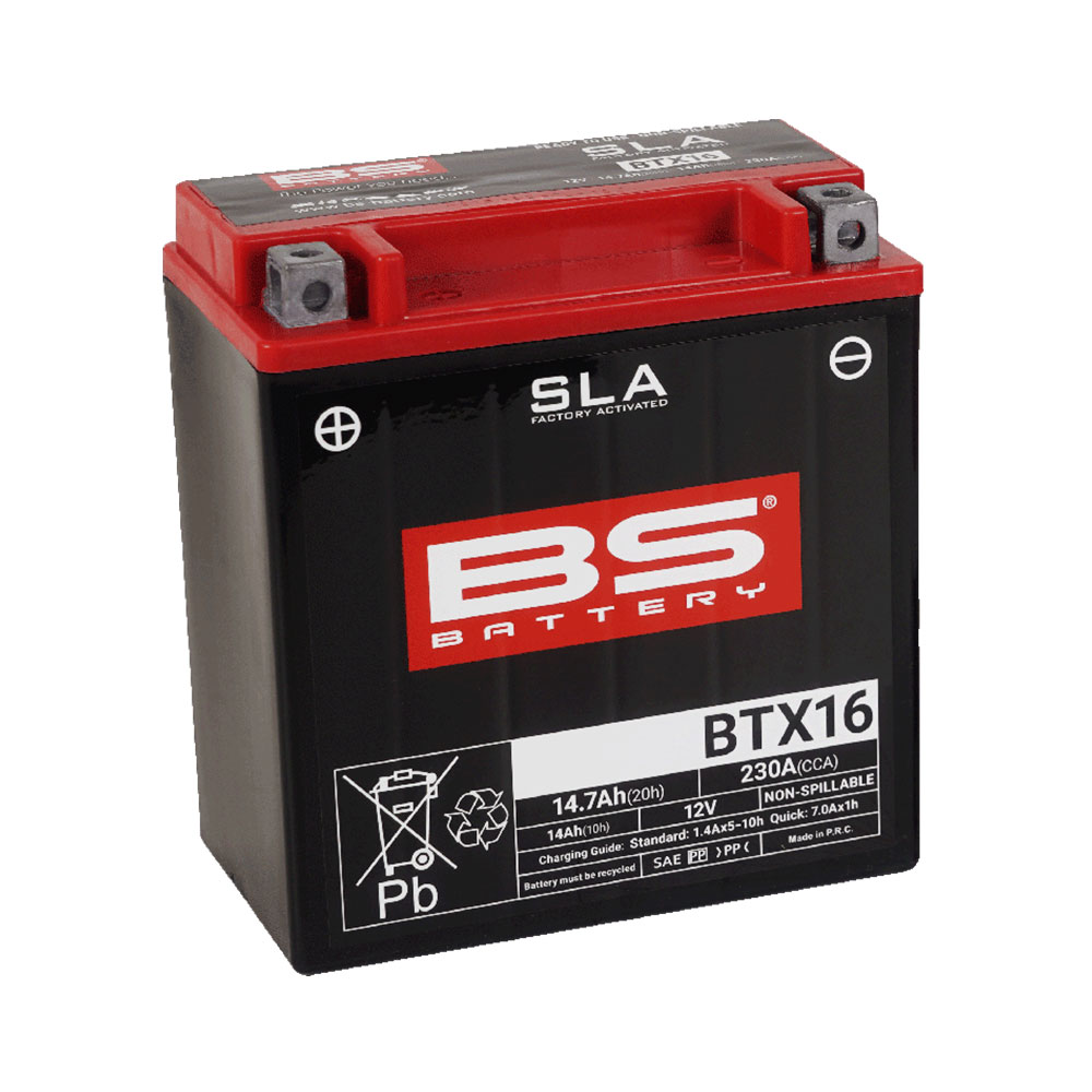 BS akumulator BTX16-FA 12V 14Ah 230A SLA levi plus (150x87x161)