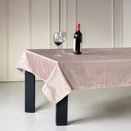 Stolnjak Damast Glat - 150x160cm Roze boja ( VLK000340-rozeboja )