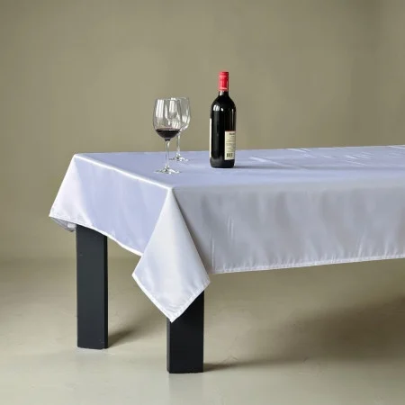 Stolnjak Damast Glat - 150x160cm Bela boja ( VLK000340-belaboja )
