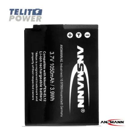 TelitPower baterija Li-Ion 3.7V 1050mAh za Nikon kamere EN-EL12 ( 4274 )