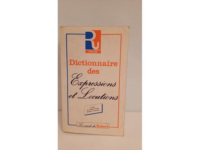 Dictionnaire des Expressions et Locutions