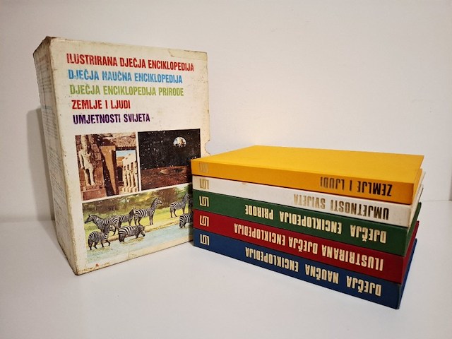 Dječja enciklopedija komplet 1-5 RETKO
