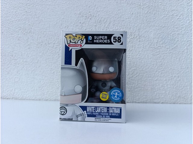 Funko POP 58 White Lantern: Batman Glows In the Dark