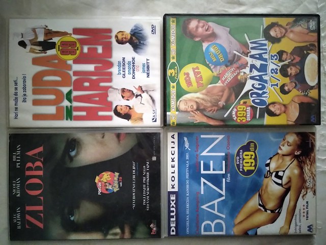 Dvd Filmovi XI, cena za kom.