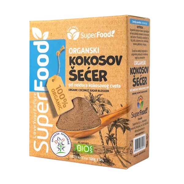 Organski kokosov šećer 200g Super Food