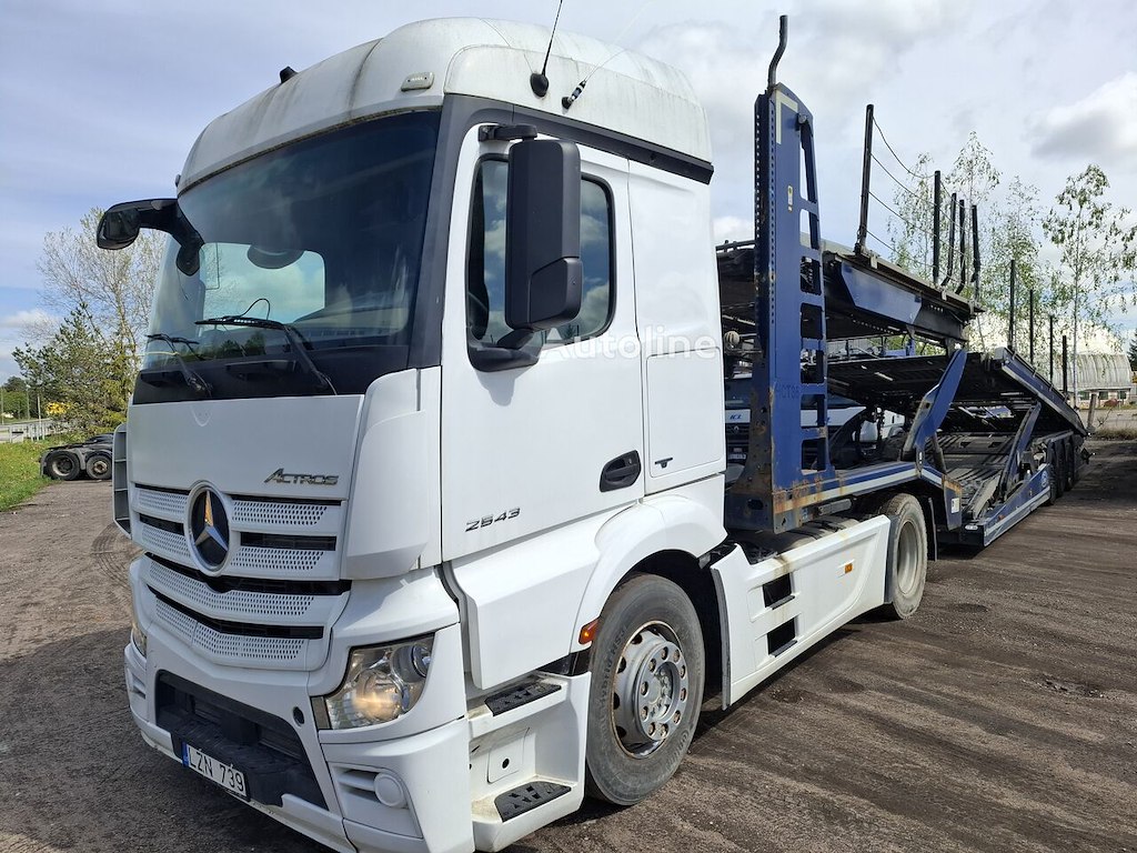 Mercedes-Benz Actros tegljač + poluprikolica autotransportera