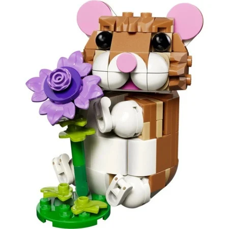 Lego creator cute hamster with a flower ( LE31376 )