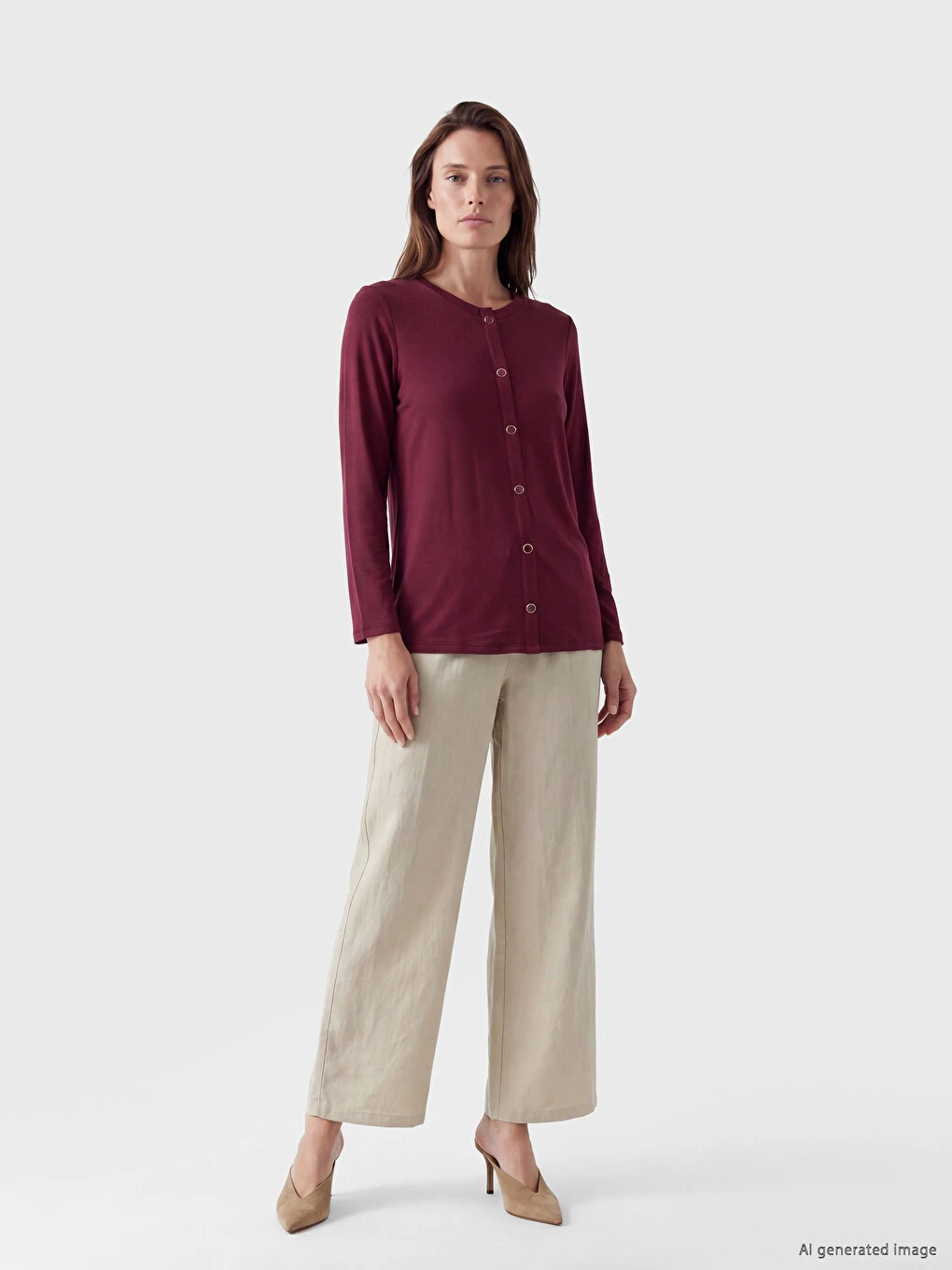 LCW Grace Bluza Sa Okruglim Izrezom