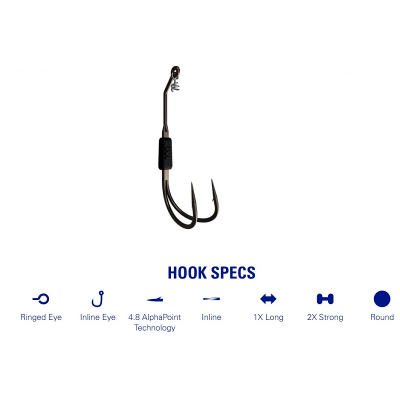 Mustad Frog Trailer Double otežana udica za montažu