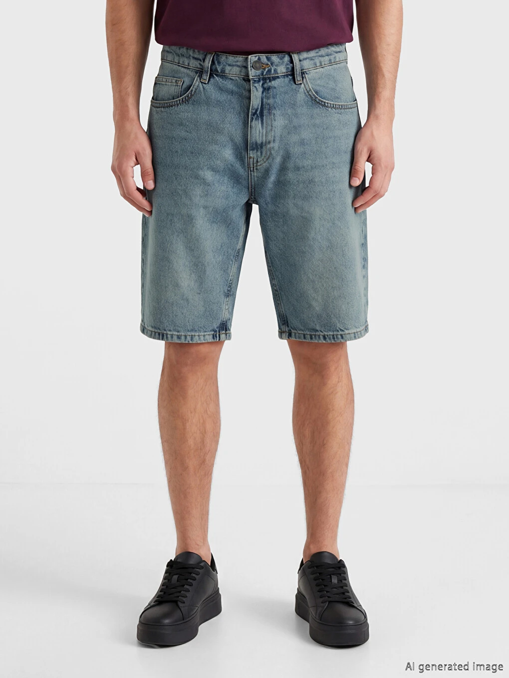LCW Jeans Muški Teksas Šorts Standardnog Kroja