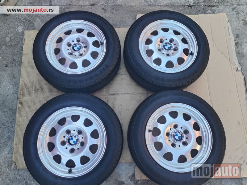 Alu felne 15-ice, BMW, Style 34, 5X120 sa LETNJIM gumama