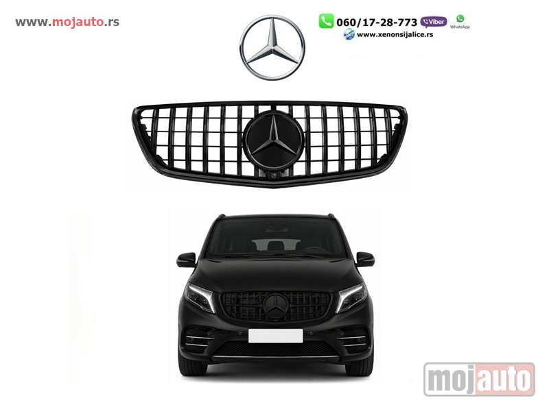 V klasa w447 16-20 mercedes maska amg gt