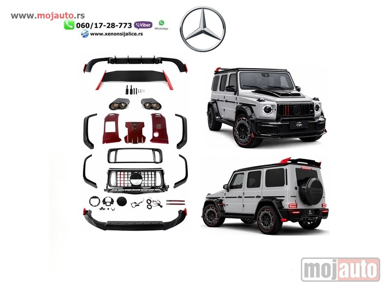 G klasa w464 19-23 mercedes body bodi kit rocket b900 carbon