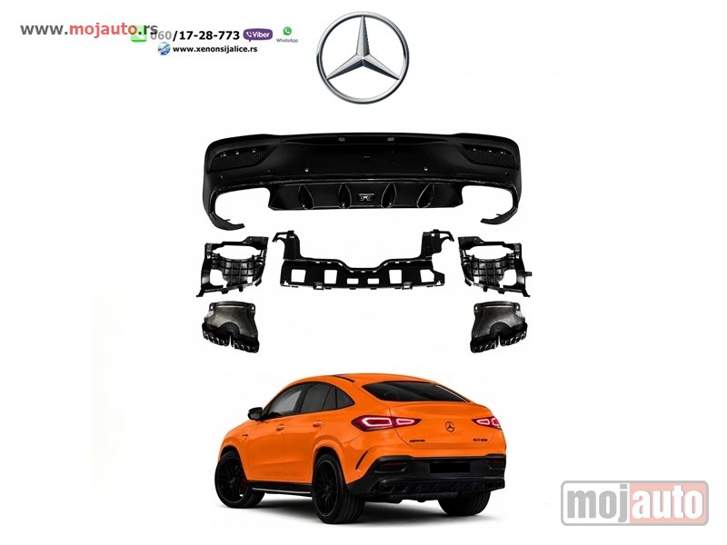 Gle c167 coupe 20-25 mercedes difuzor amg