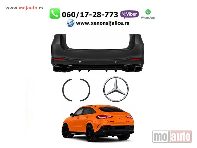 Gle c167 coupe 20-25 mercedes body bodi kit amg zadnji