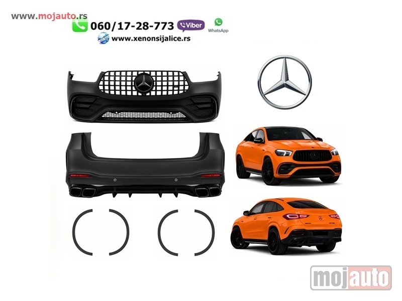 Gle c167 coupe 20-25 mercedes body bodi kit amg