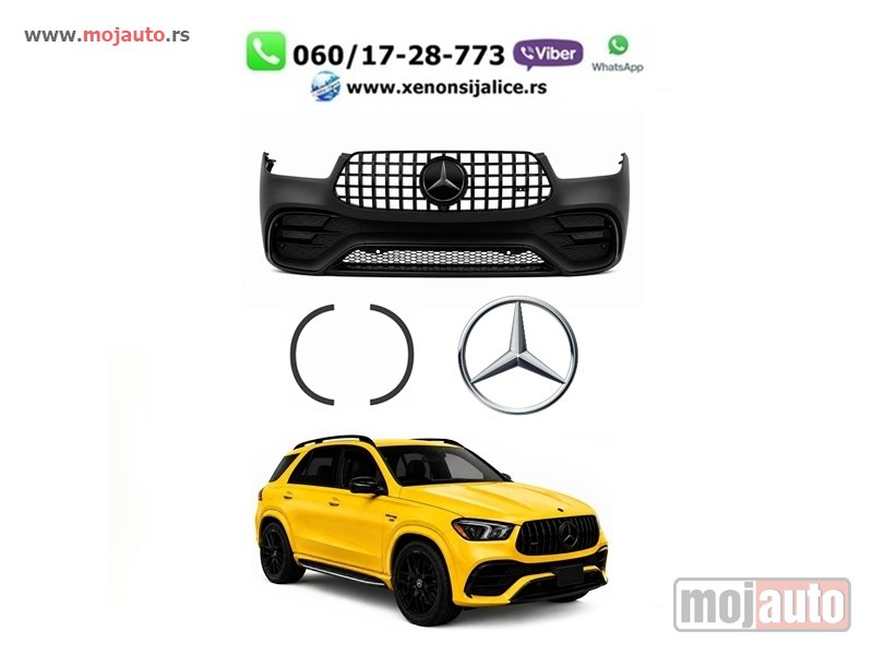 Gle w167 suv 20-25 mercedes body bodi kit amg prednji