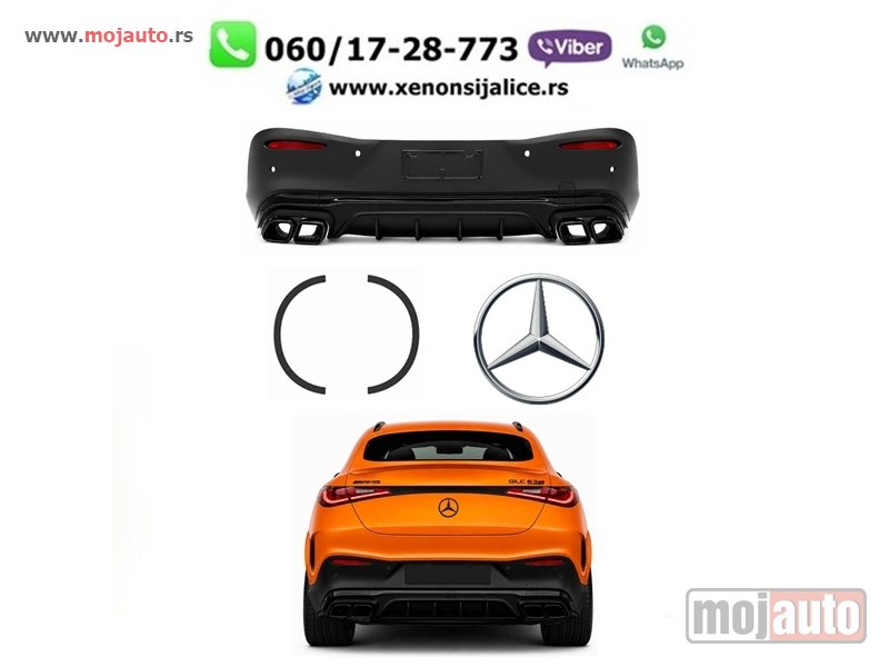 Glc c254 coupe 23-26 mercedes body bodi kit amg zadnji