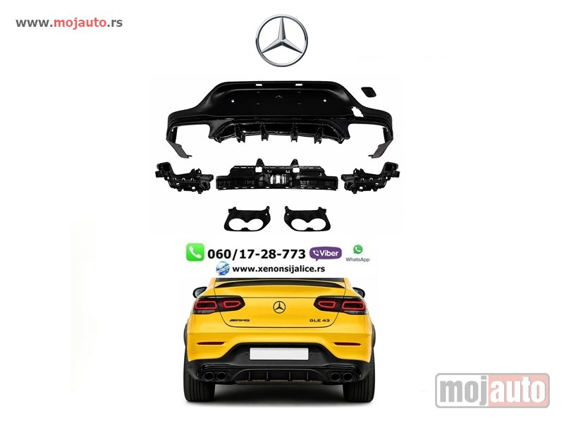 Glc c253 coupe 20-22 mercedes difuzor amg