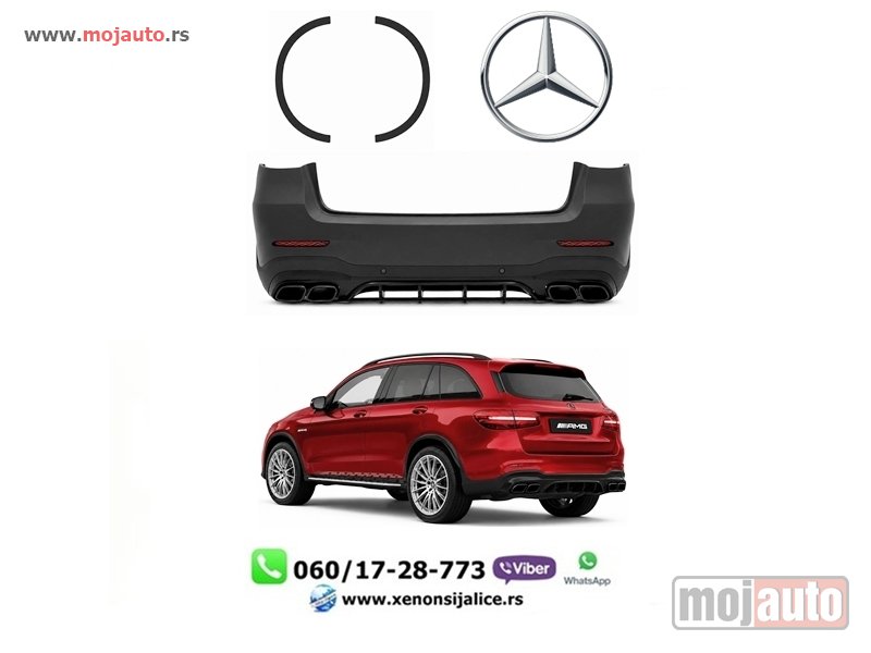 Glc x253 suv 15-20 mercedes body bodi kit amg zadnji