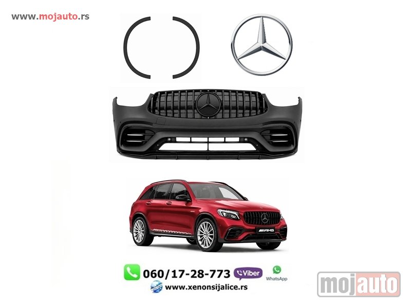 Glc x253 suv 15-20 mercedes body bodi kit amg prednji