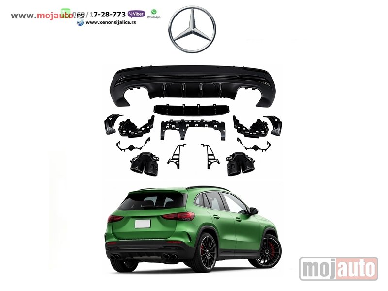 Gla h247 19-24 mercedes difuzor amg