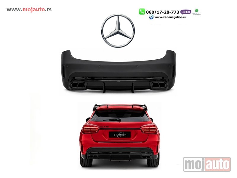 Gla x156 14-19 mercedes body bodi kit amg zadnji