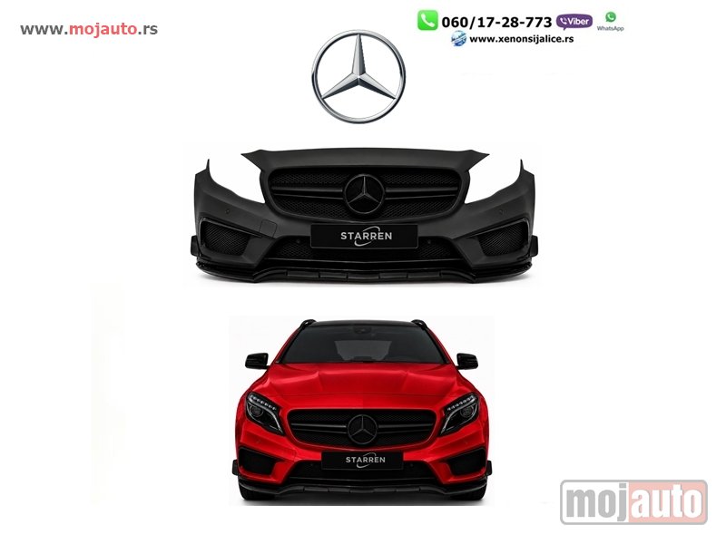 Gla x156 14-19 mercedes body bodi kit amg prednji