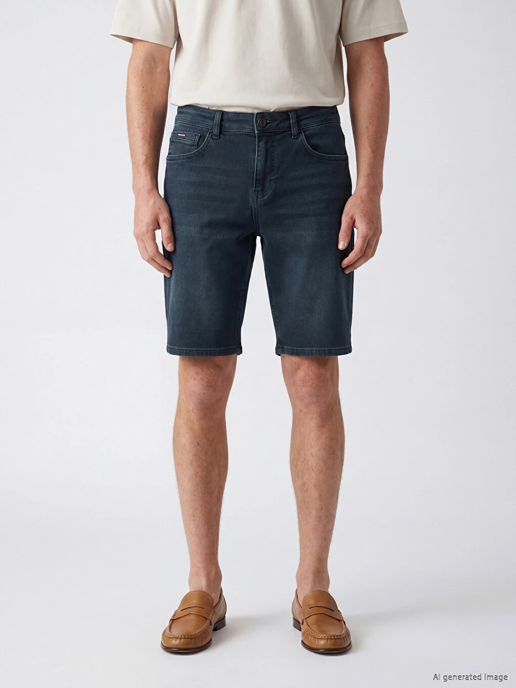 LCW Jeans Slim Fit Muški Teksas Šorts