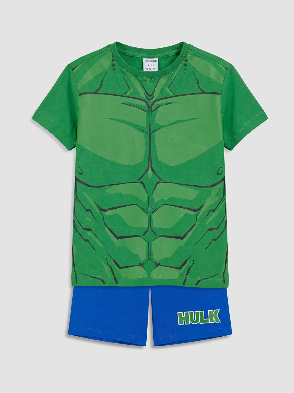 LCW Kids Hulk Štampani Kratki Pidžama Komplet Za Dečake