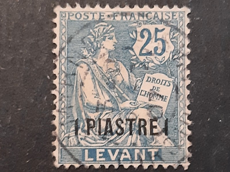 Francuska kolonija Turska 1902. (pretisak 1 PIASTRE)