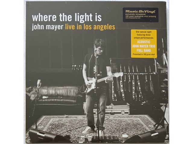JOHN MAYER - 4LP Box Where the light is - Live (Novo)