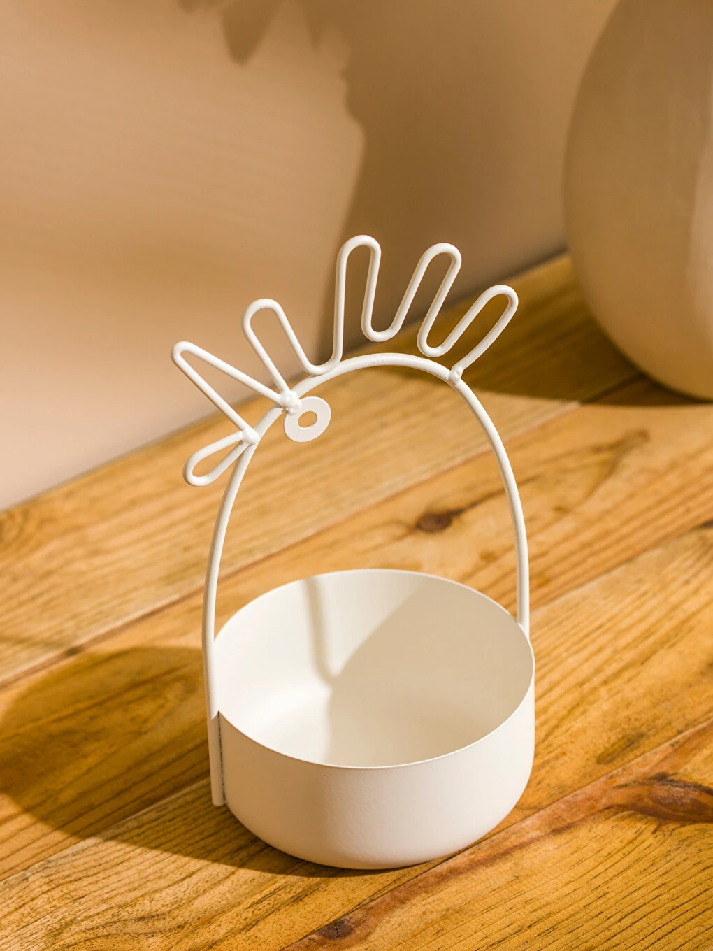 LCW HOME Dekorativna Metalna Korpa 22 Cm