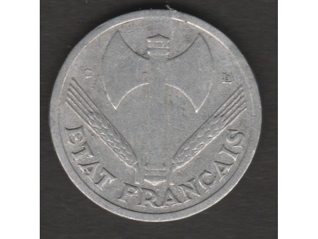 1 Franc (Vichy) - 1944 C - Francuska, France