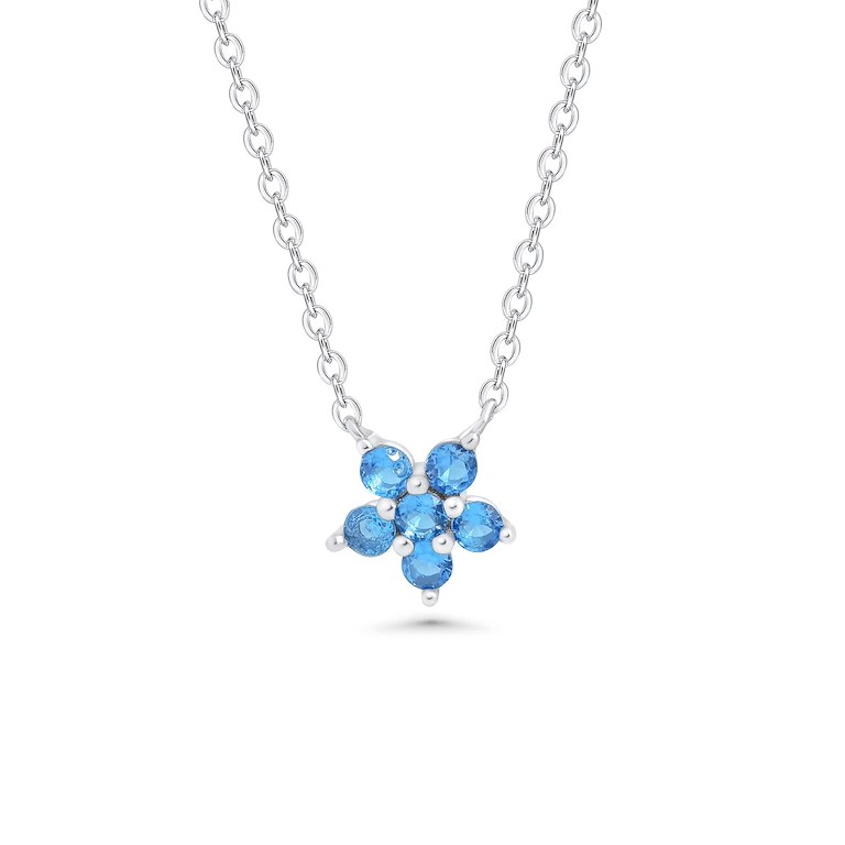 SREBRNA OGRLICA FLORAL FANTASY