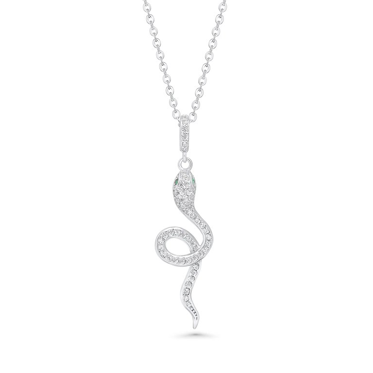 SREBRNA OGRLICA SNAKE TWIST