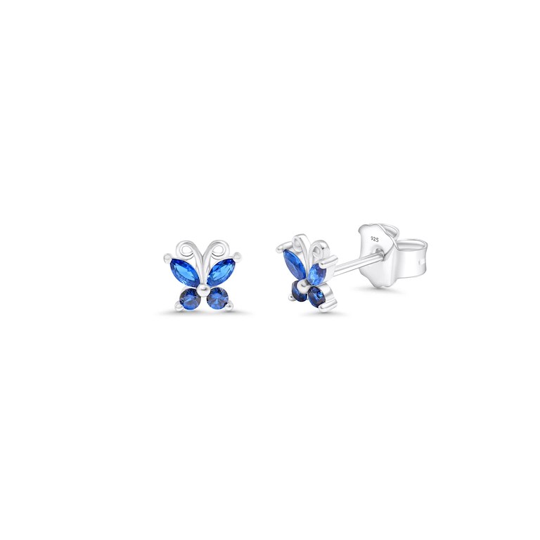 SREBRNE MINDJUŠE MICRO BUTTERFLY