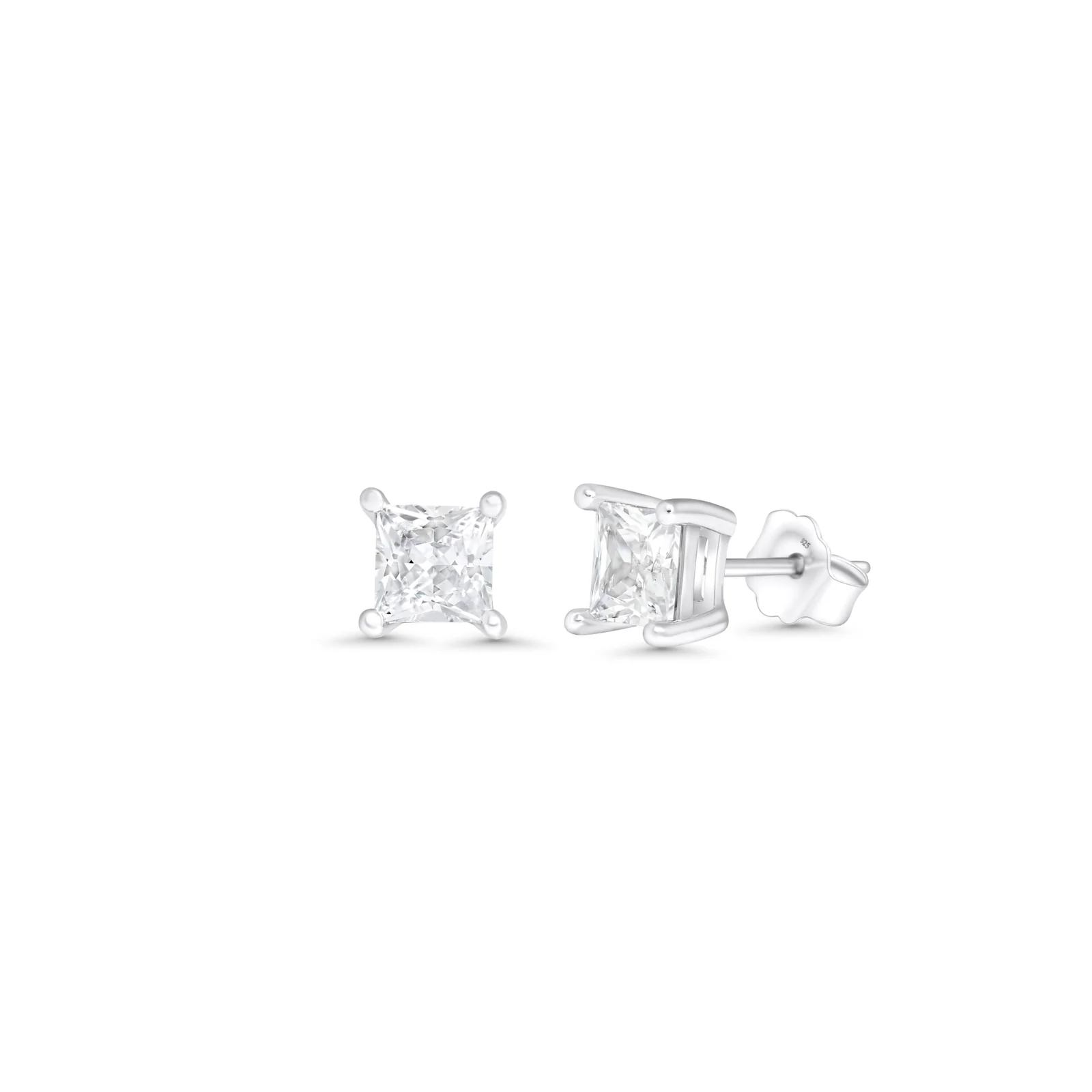SREBRNE NAUŠNICE KIRA ZIRCON 3mm