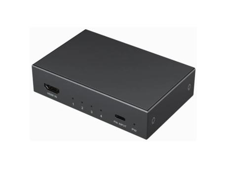 GEMBIRD DSP-HDMI4K-4P-01 Gamebird Splitter, 4K UHD na 30 Hz , IN-1xHDMI Type-A (F), OUT-4XHDMI Type-A (F)