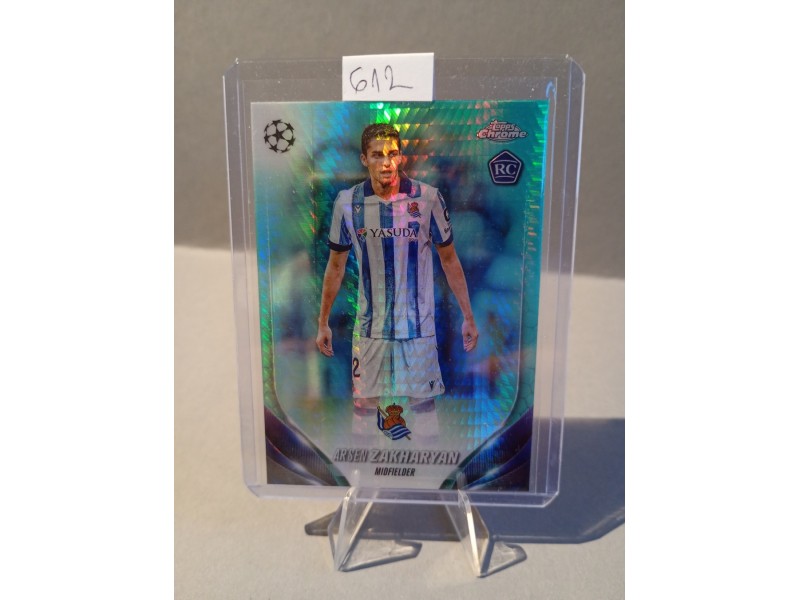 612. TOPPS CHROME 2024 PARALLEL -ARSEN ZAKHARZAN