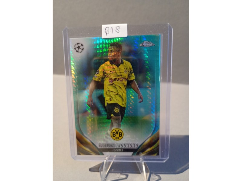 618. TOPPS CHROME 2024 PARALLEL -YOUSSOUFA MOUKOKO