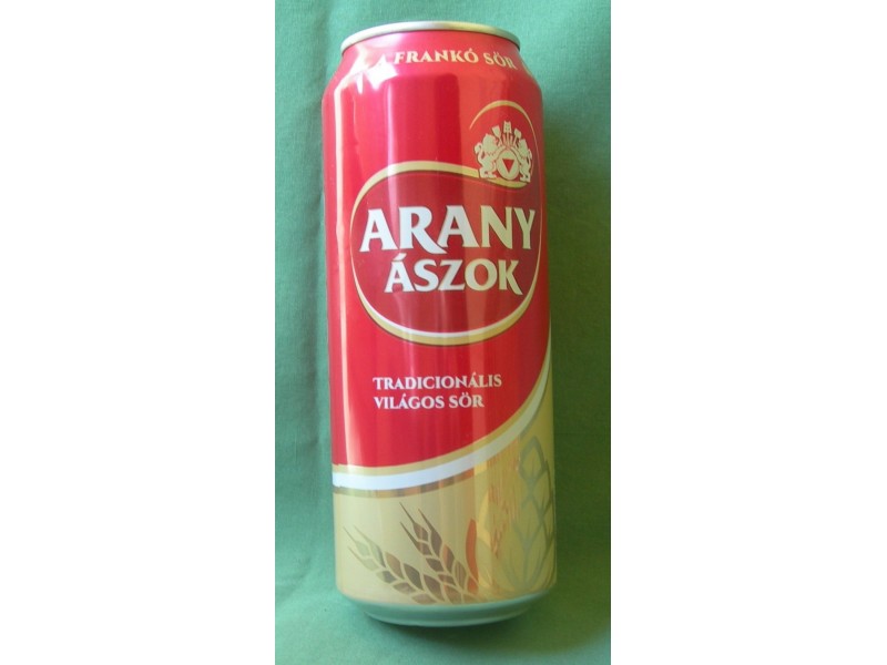 Arany aszok, pivska limenka