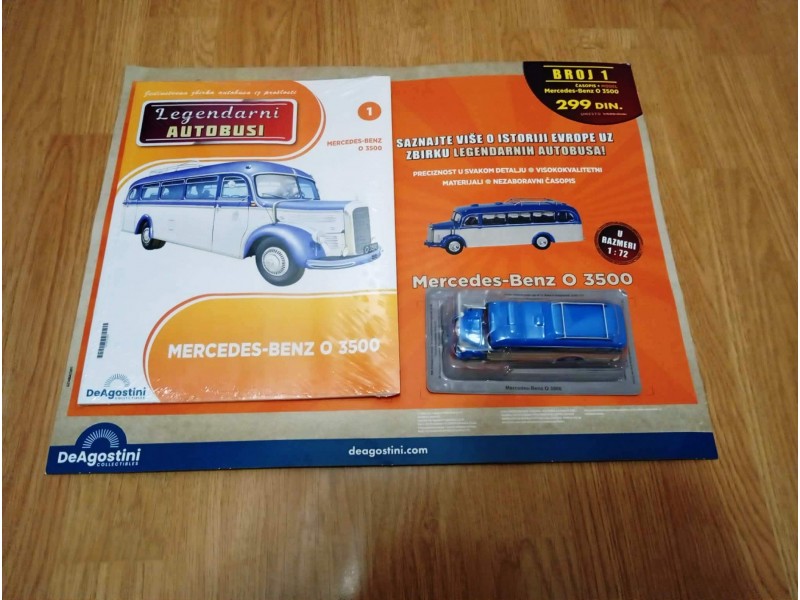 Legendarni autobusi - Mercedes Benz O 3500- Broj 1