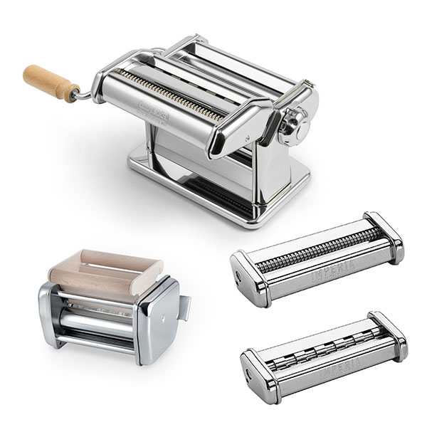 SET MULTIPASTA CASA ITALIANA – MAŠINICA IPASTA + RAVIOLI DODATAK + LAZANJETE DODATAK + ŠPAGETE DODATAK